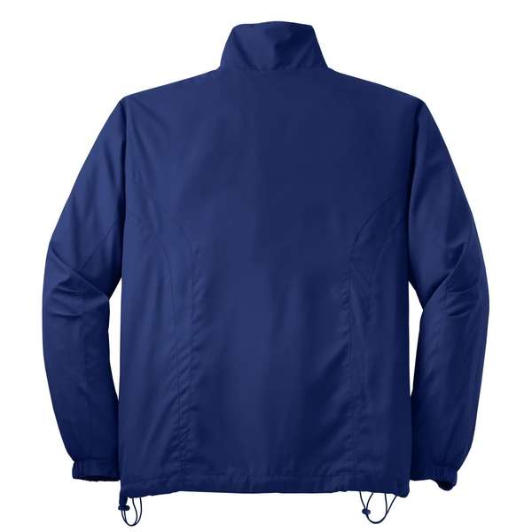 Sport-Tek Full-Zip Wind Jacket - Dark/All | Deluxe