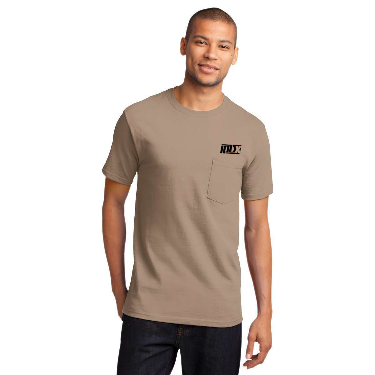 Port and Company Essential T-Shirt with Pocket - Dark/Colors