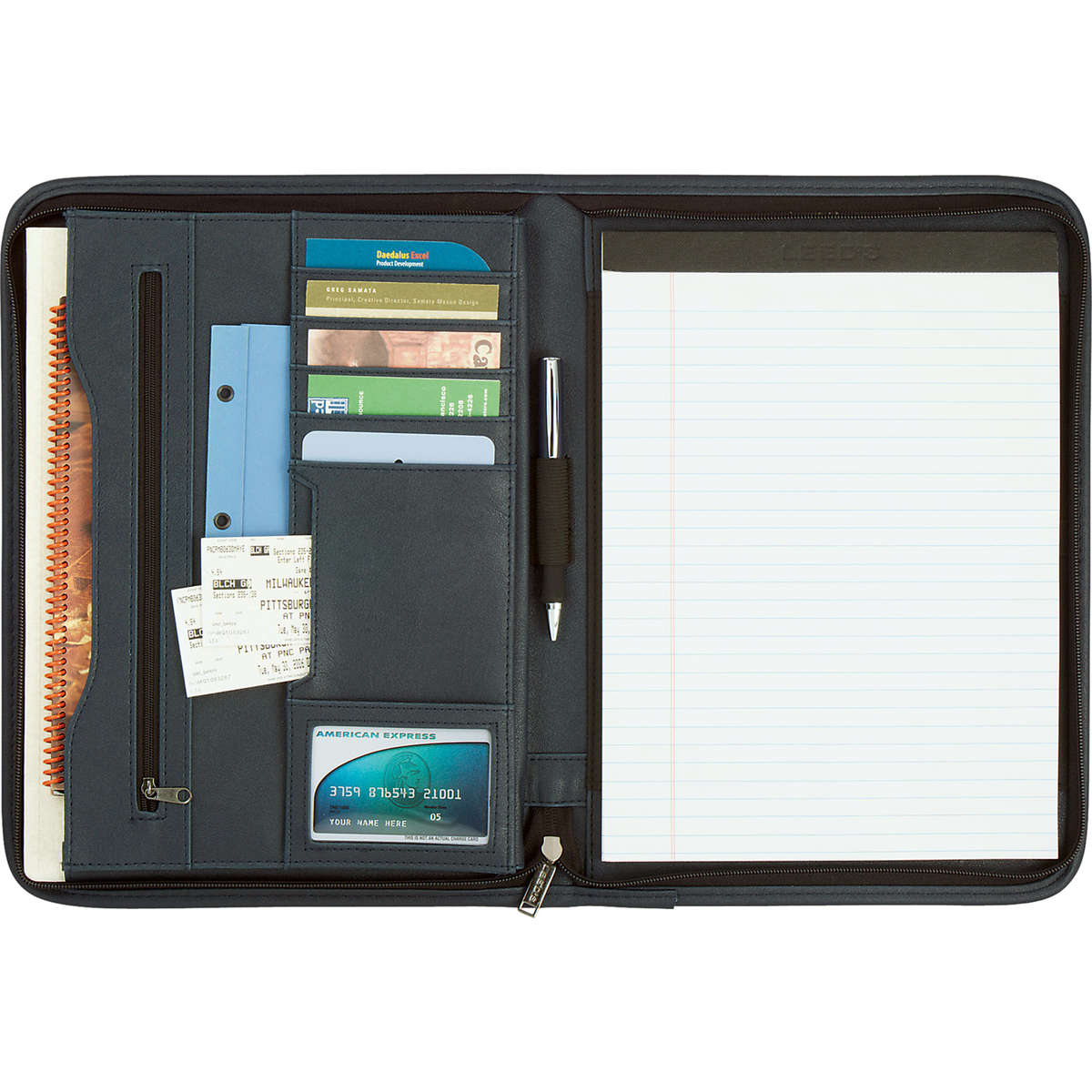 Order Custom DuraHyde Zippered Padfolio Online