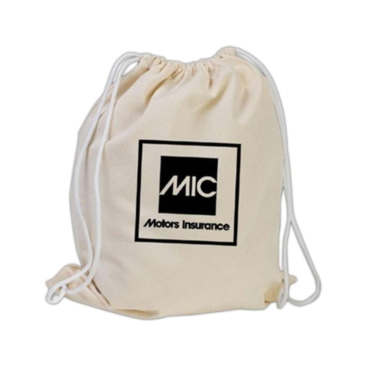 Order Custom Cotton Canvas Drawstring Backpack Online