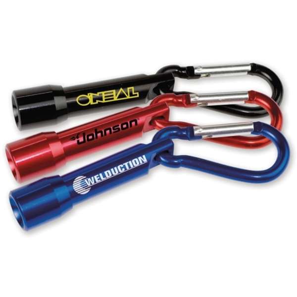 Small Carabiner with Flashlight | Deluxe