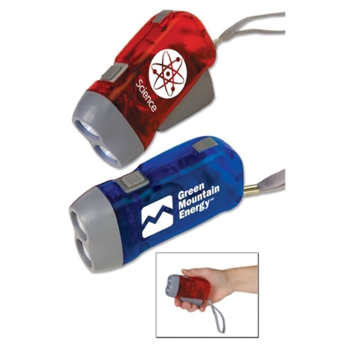 Small Hand Powered Flashlight | Deluxe