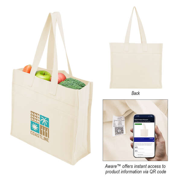 Order Custom Aware™ Cotton North/South Tote Online