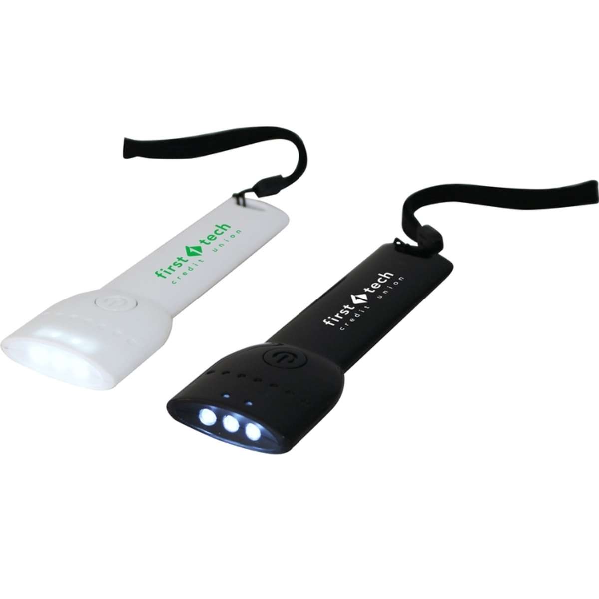 Order Custom 3 LED Flat Plastic Flashlight Online