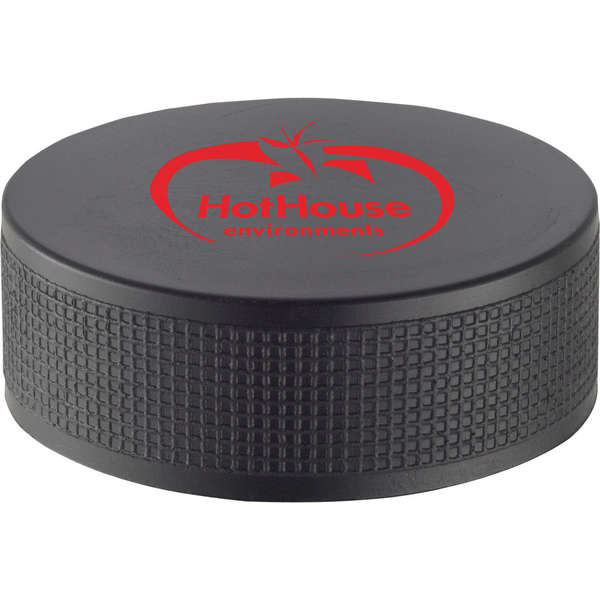 Hockey Puck Shaped Stress Reliever | Deluxe