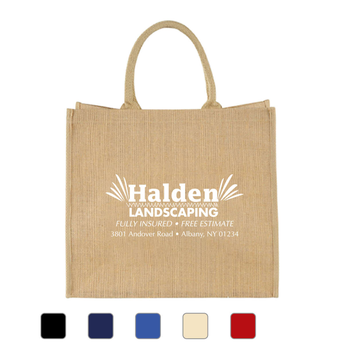 Large Jute Tote | Deluxe