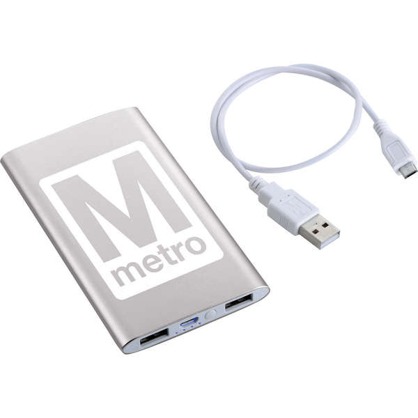 Order Custom Sleek Aluminum Power Bank Online