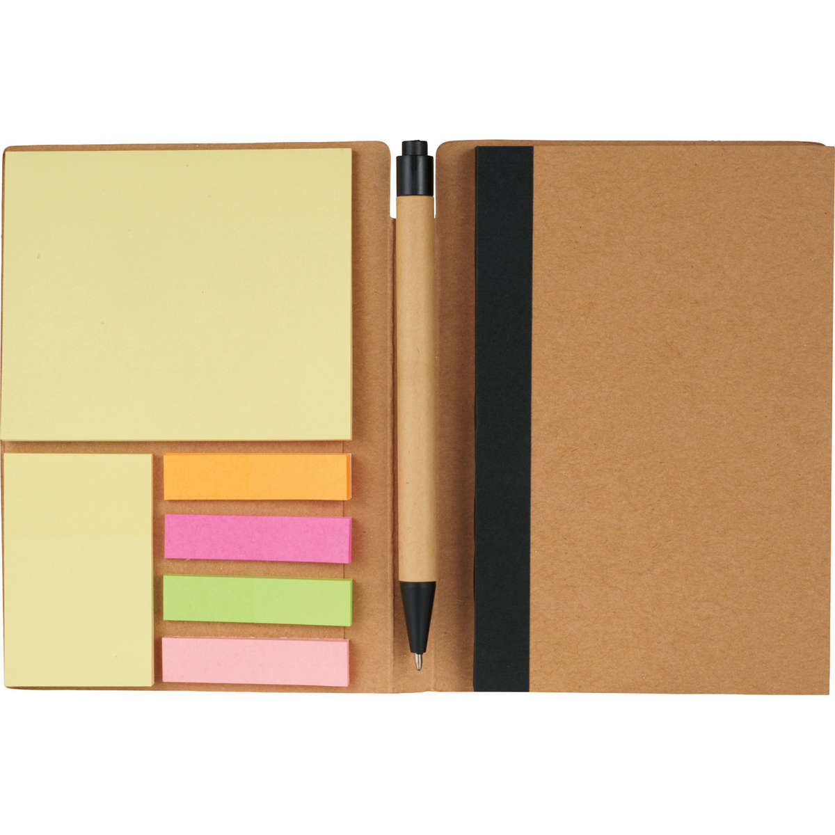 4" x 5.5" Stretch Notebook with Pen | Deluxe