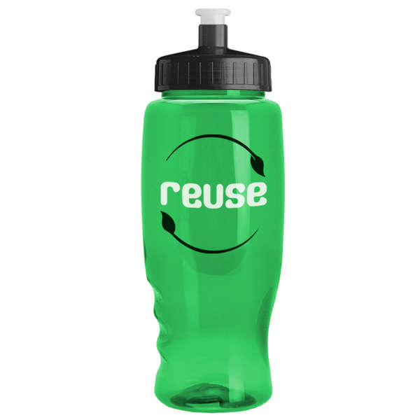 Order Custom Poly Pure 27 oz. Transparent Bottle Online