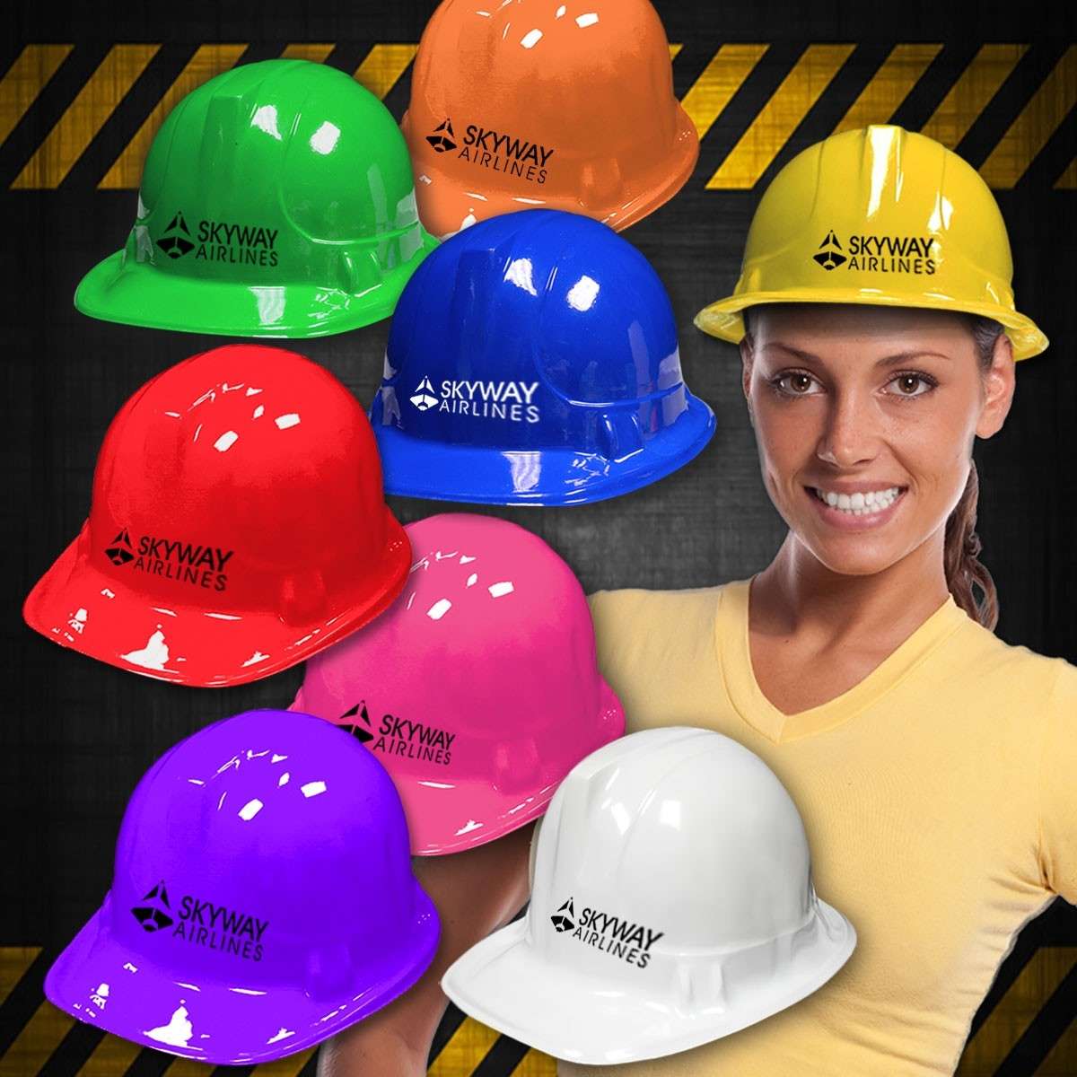 Novelty Plastic Construction Hats | Deluxe