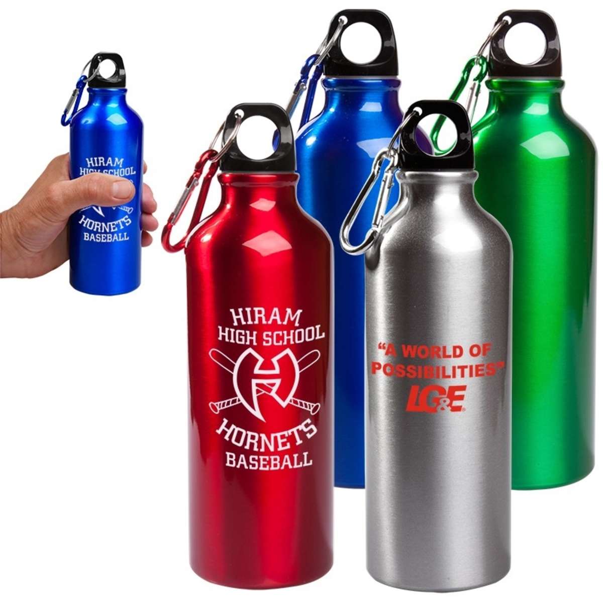 Order Custom 17 oz. Aluminum Petite Bottle Online