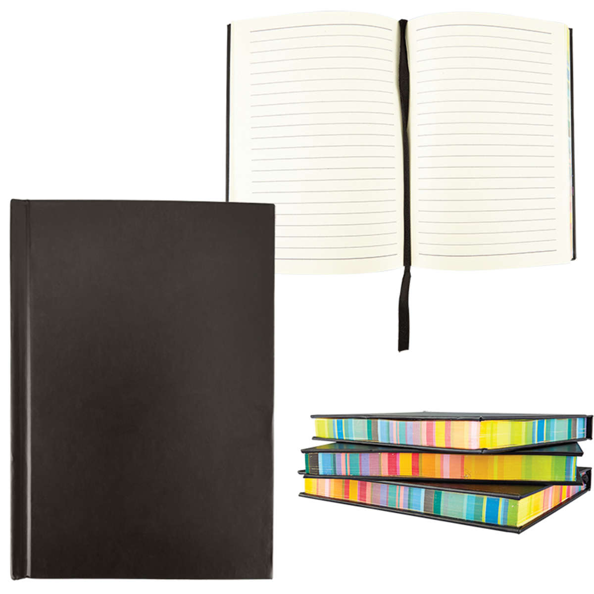 Multi Color Edge Notebook | Deluxe