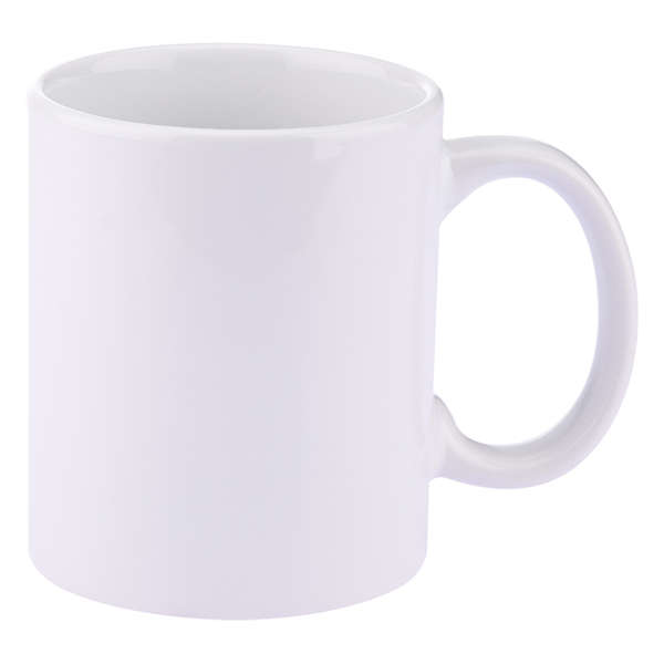 Order Custom 11 oz. Basic C Handle Ceramic Mug - White
