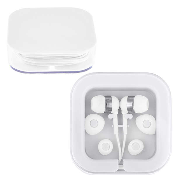 Order Custom Earbuds in Square Case Online