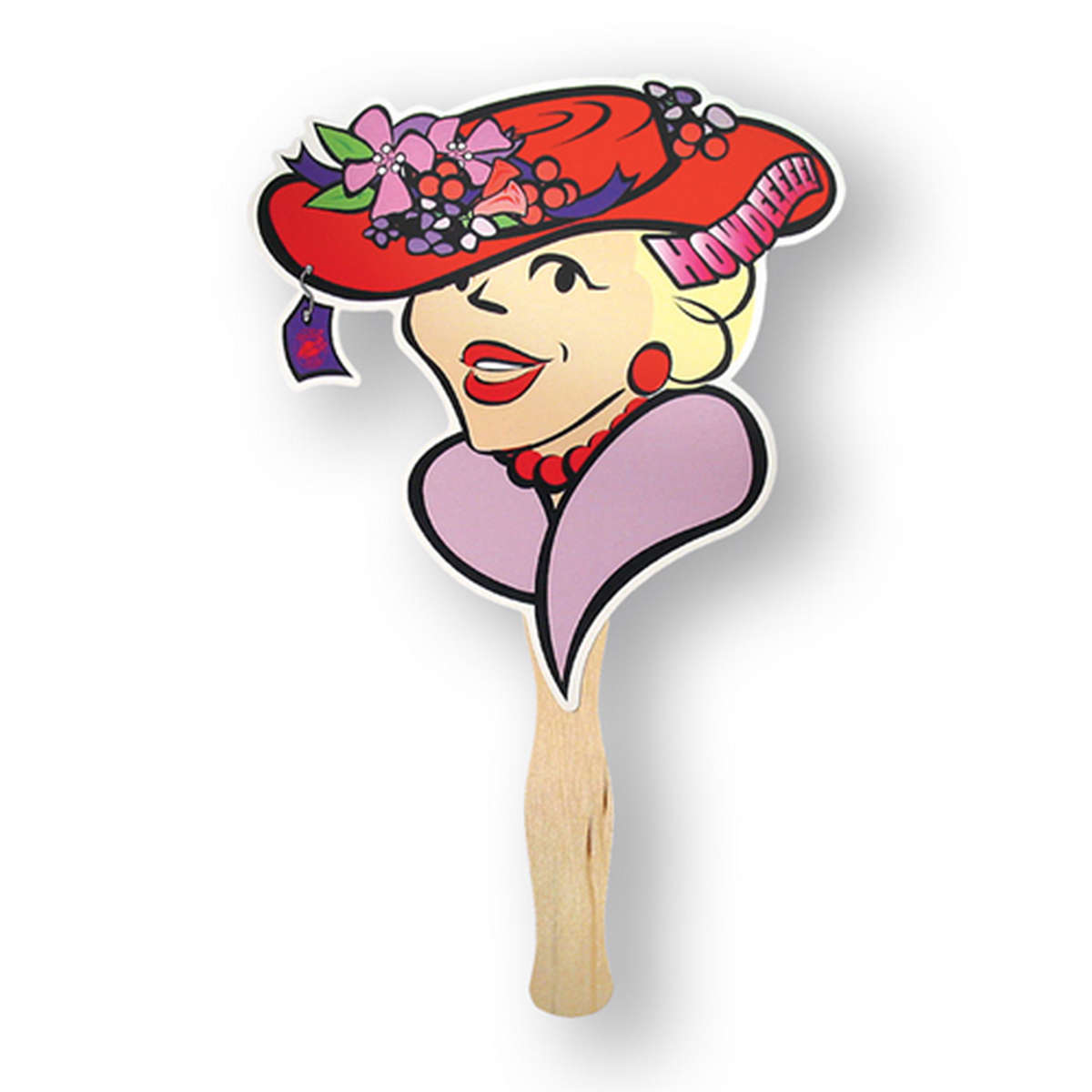 Order Custom Cut/Shaped Hand Fan 8" x 8" Online