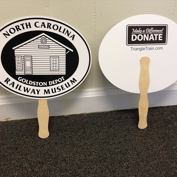 Order Custom Oval Shaped Hand Fan Online