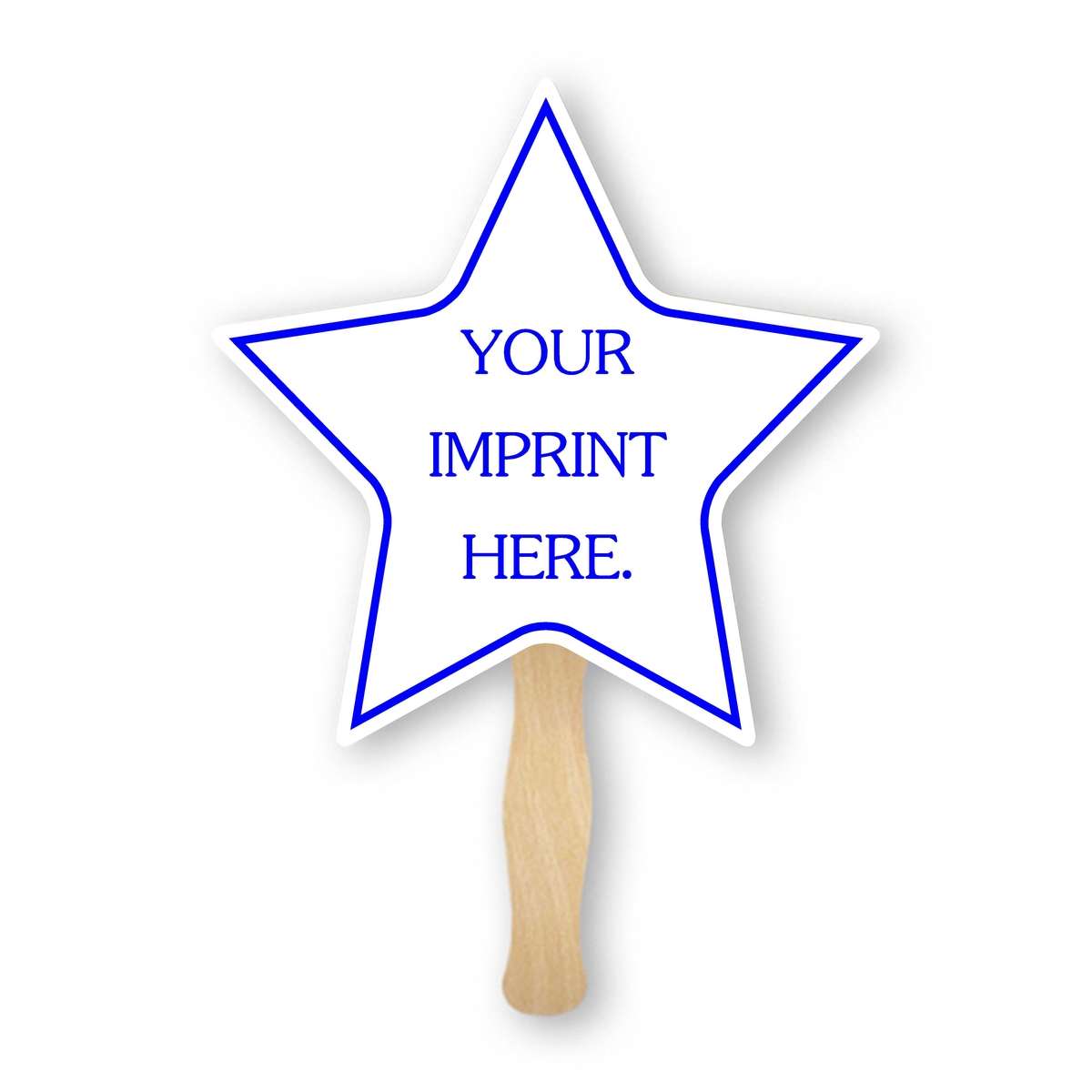 Order Custom Star Shaped Hand Fan Online