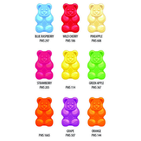 Order Custom 1 oz. Full Color Digibag with Gummy Bears