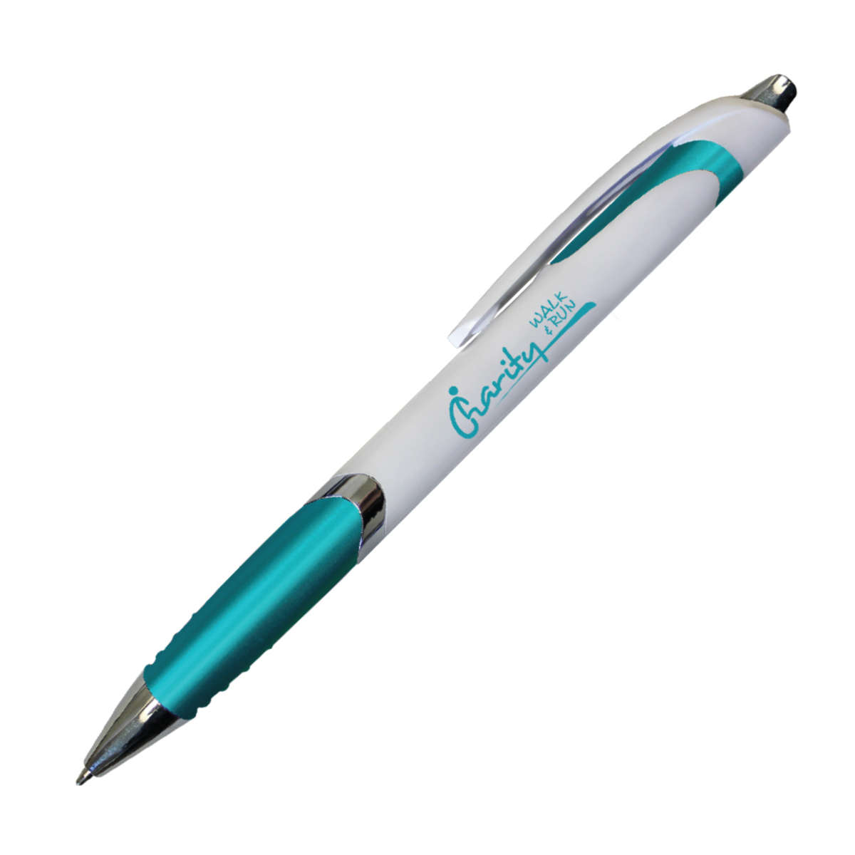 Order Custom White Crest Grip Pen Online