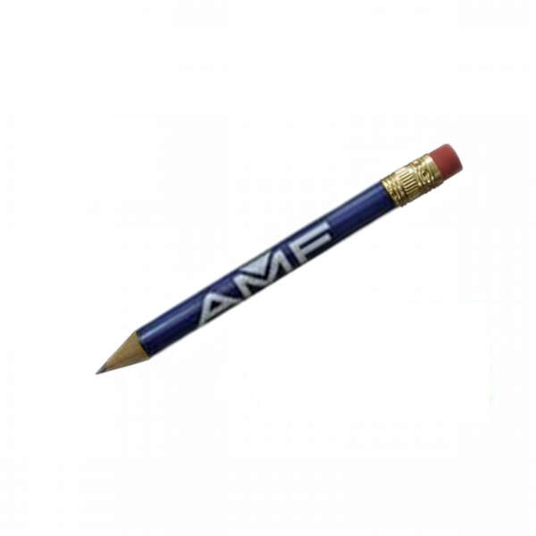 Round Golf Pencil with Eraser | Deluxe