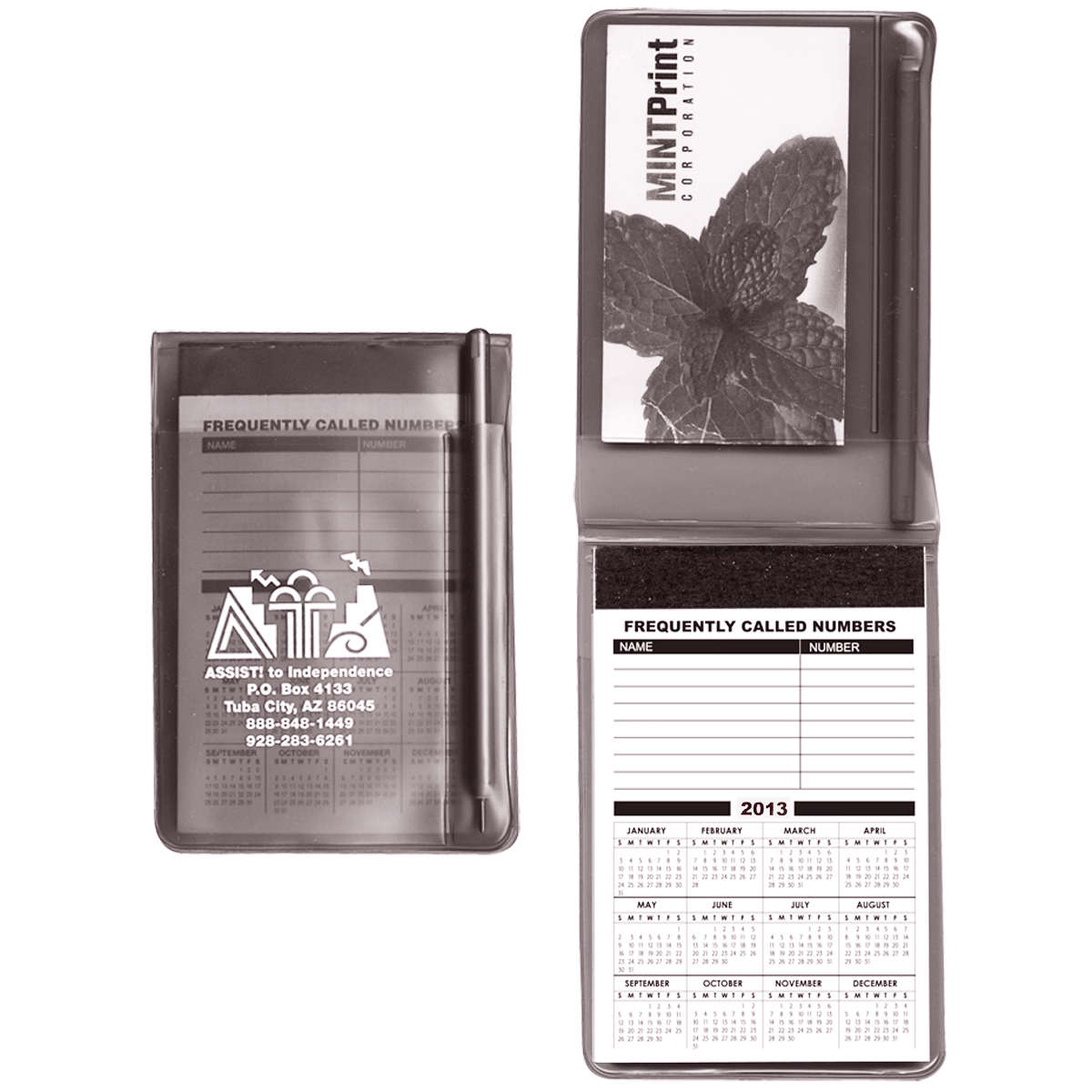 Custom Translucent 100 page Memo Book with Matching Pen