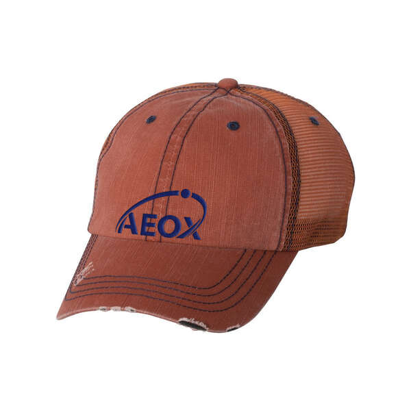 Order Custom Mega Cap - Herringbone Unstructured Trucker Cap Online