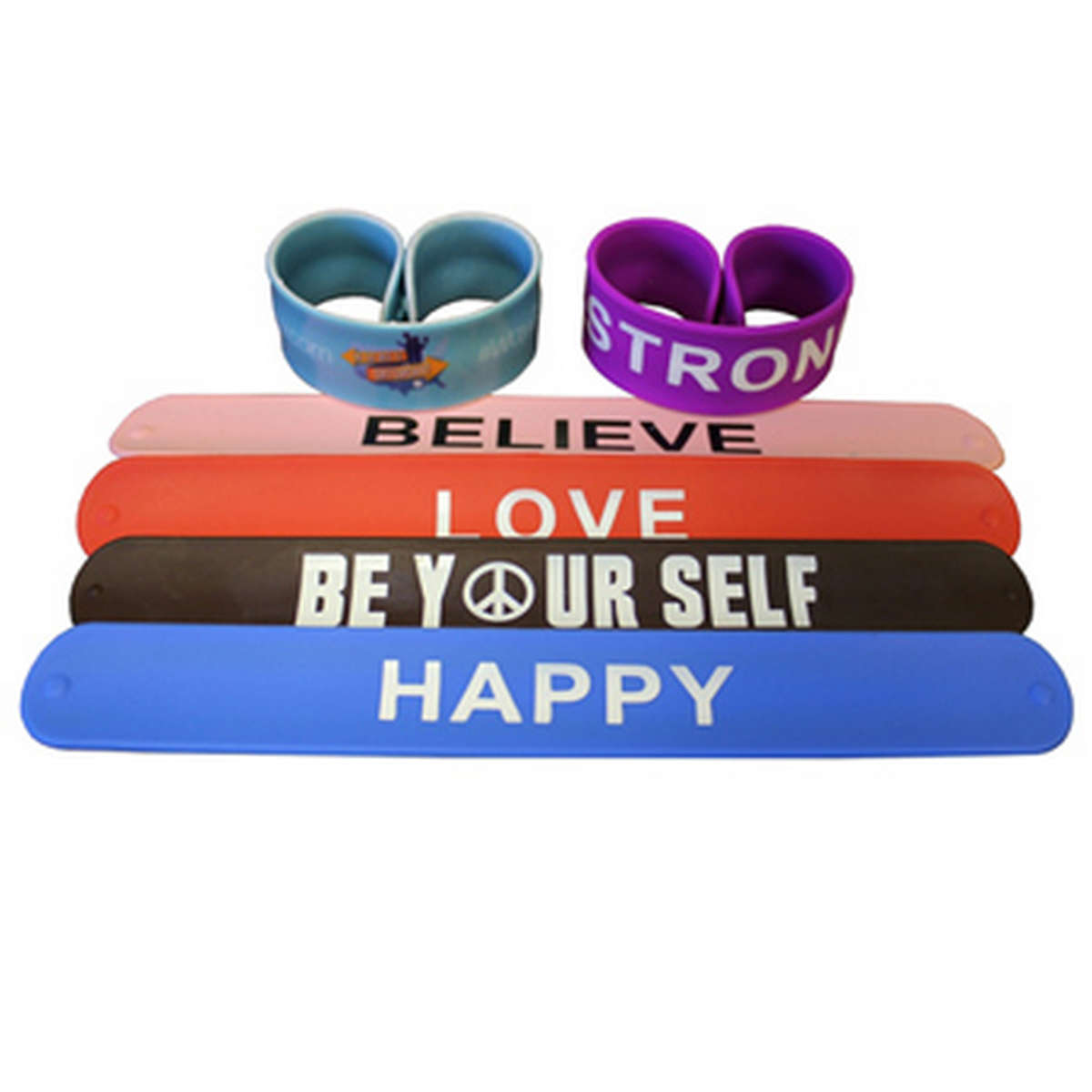 Order Custom Silicone Slap Bracelet (Adult) Online