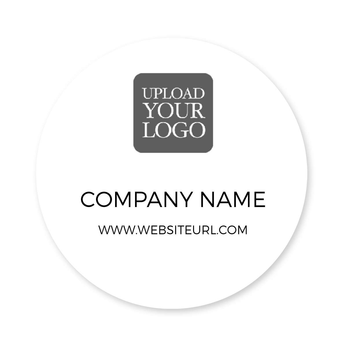 Basic Stripe Sticker 3x3 Circle | Deluxe