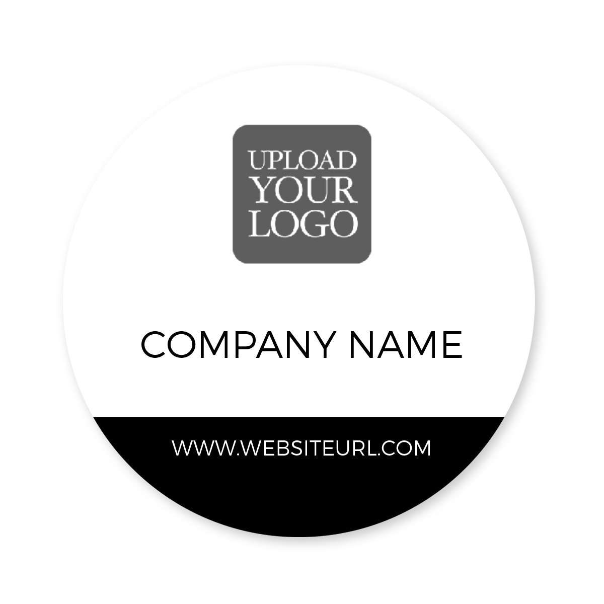 Basic Stripe Sticker 3x3 Circle | Deluxe