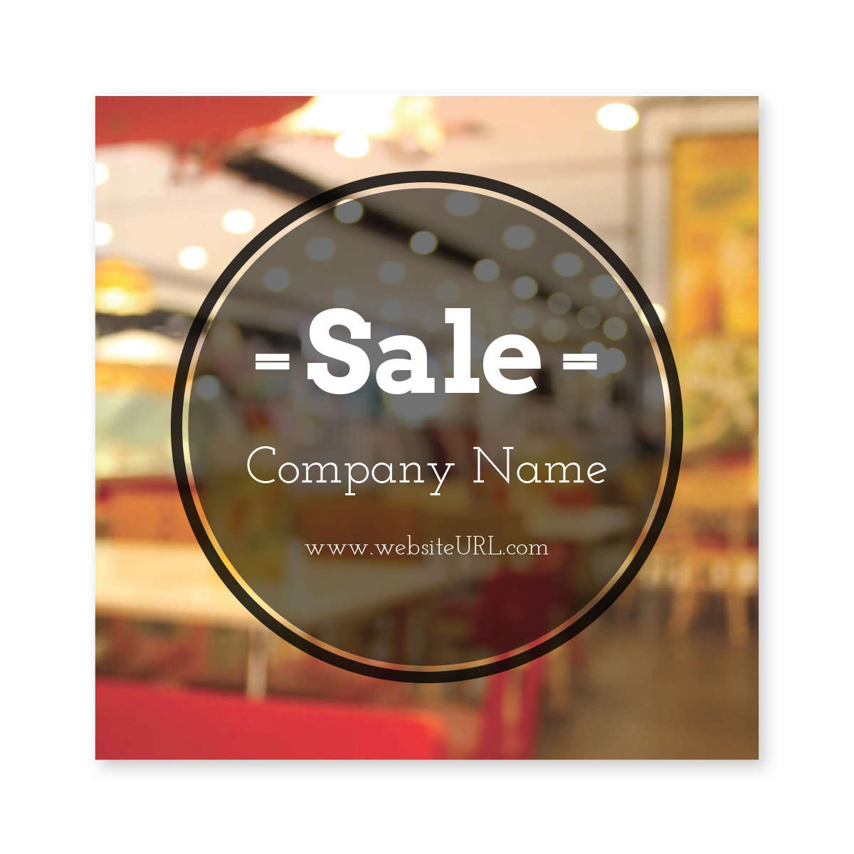 Blowout Sticker 3x3 Square | Deluxe