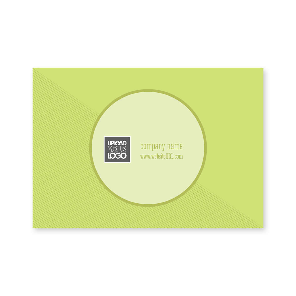 Circle Stripes Sticker 2x3 Rectangle Horizontal | Deluxe