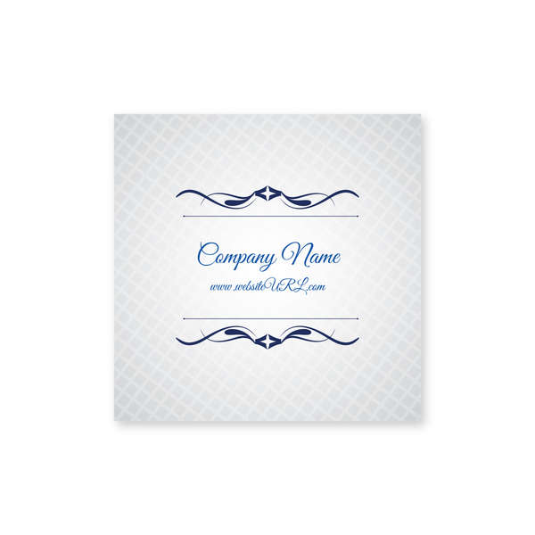 Cursive & Gray Sticker 2x2 Square | Deluxe