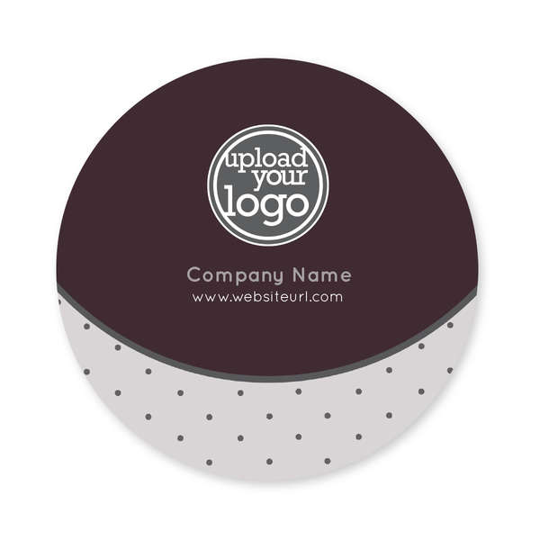 Polka Dots Sticker 3x3 Circle | Deluxe