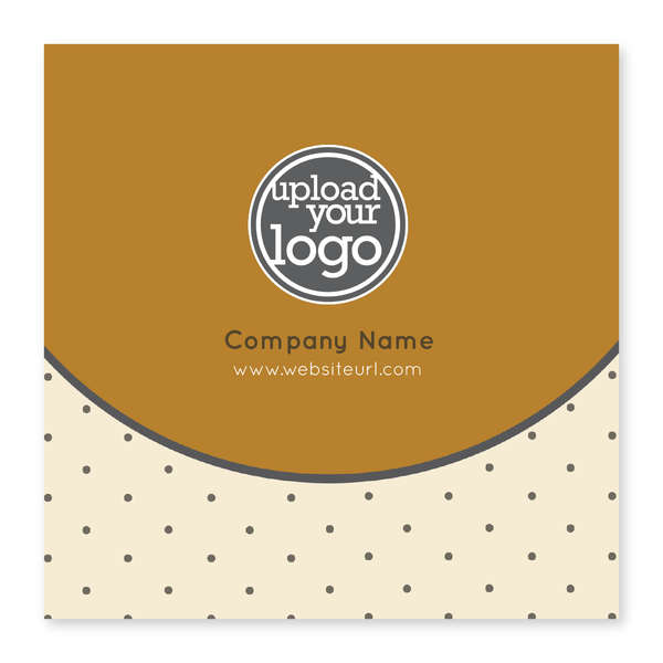 Polka Dots Sticker 4x4 Square | Deluxe
