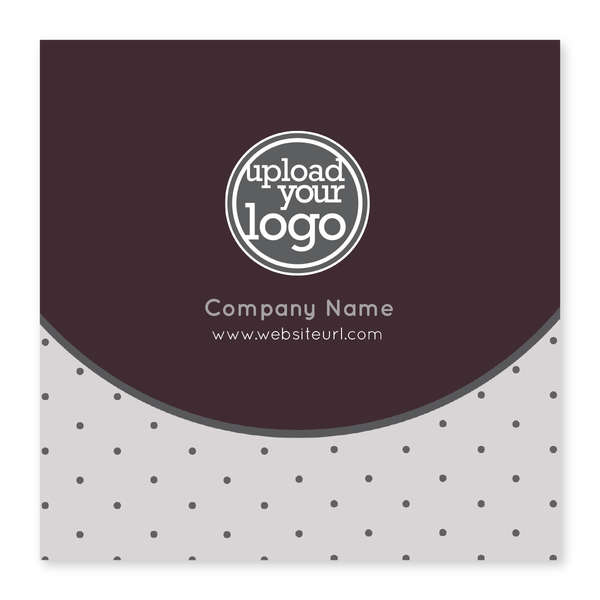 Polka Dots Sticker 4x4 Square | Deluxe