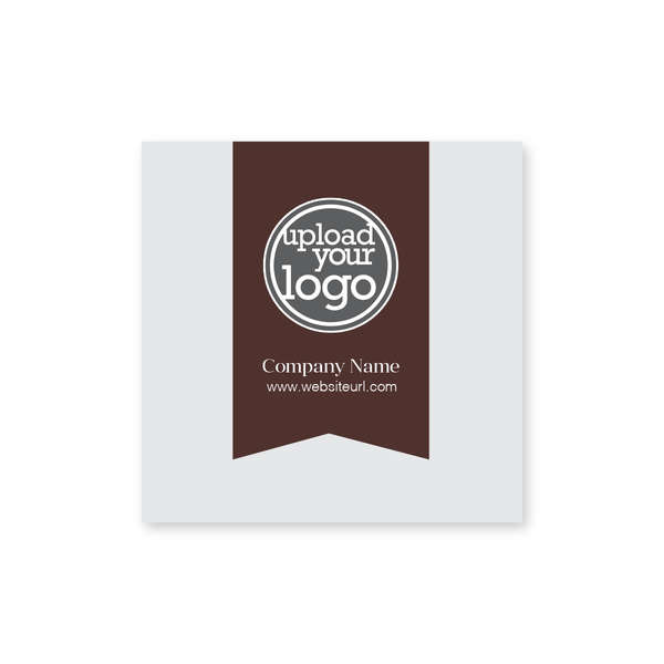 Ribbon Sticker 2x2 Square | Deluxe