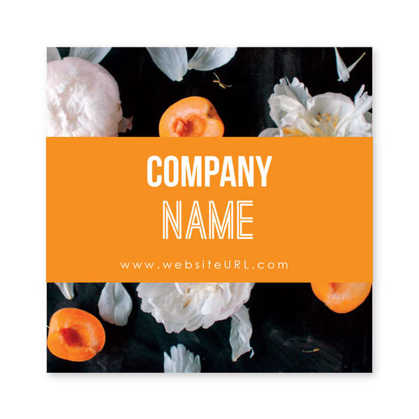 Simple Flower Sticker 3x3 Square | Deluxe