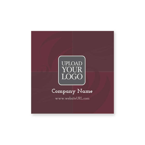 Square Waves Sticker 2x2 Square | Deluxe