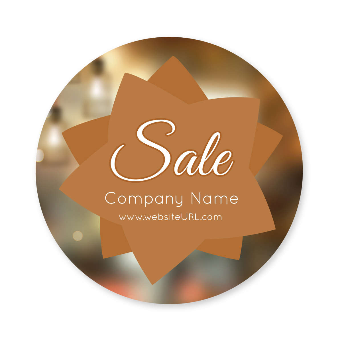 Starlight Sticker 3x3 Circle | Deluxe