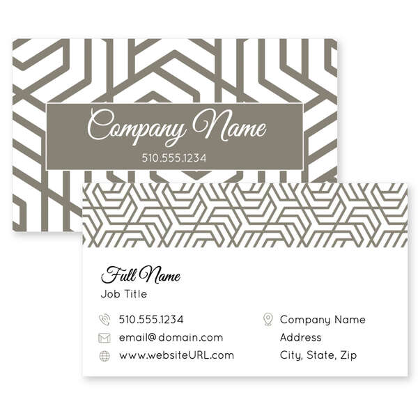 Ornaments Business Card 2x3-1/2 Rectangle | Deluxe
