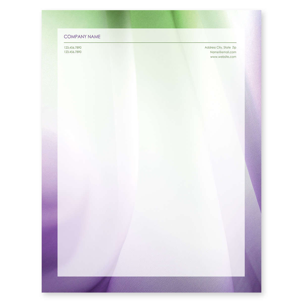 Material Flair Letterhead 8-1/2x11 | Deluxe