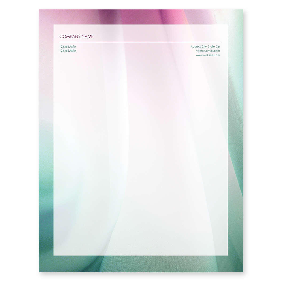 Material Flair Letterhead 8-1/2x11 | Deluxe