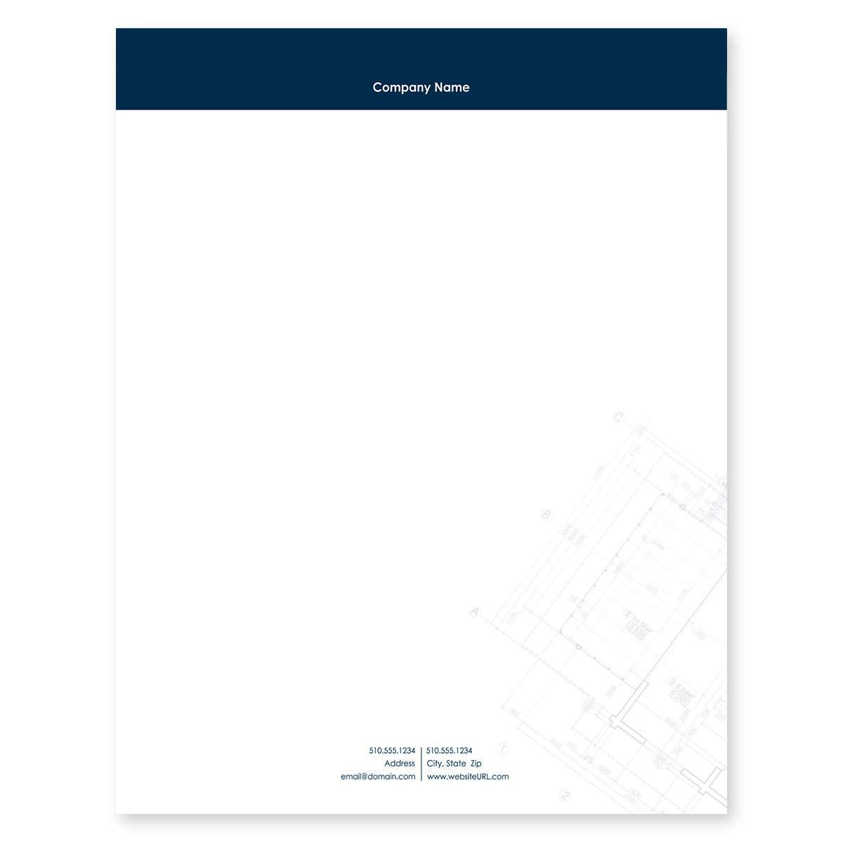 Project Plan Letterhead 8-1/2x11 | Deluxe