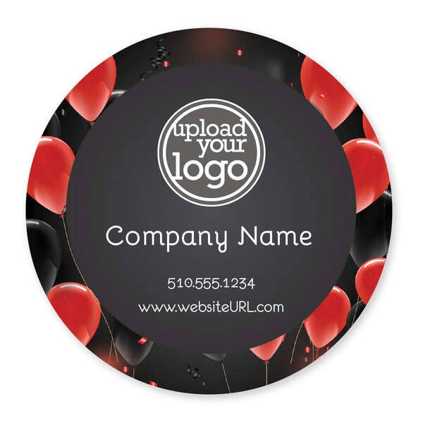 Balloons Sticker 4x4 Circle | Deluxe