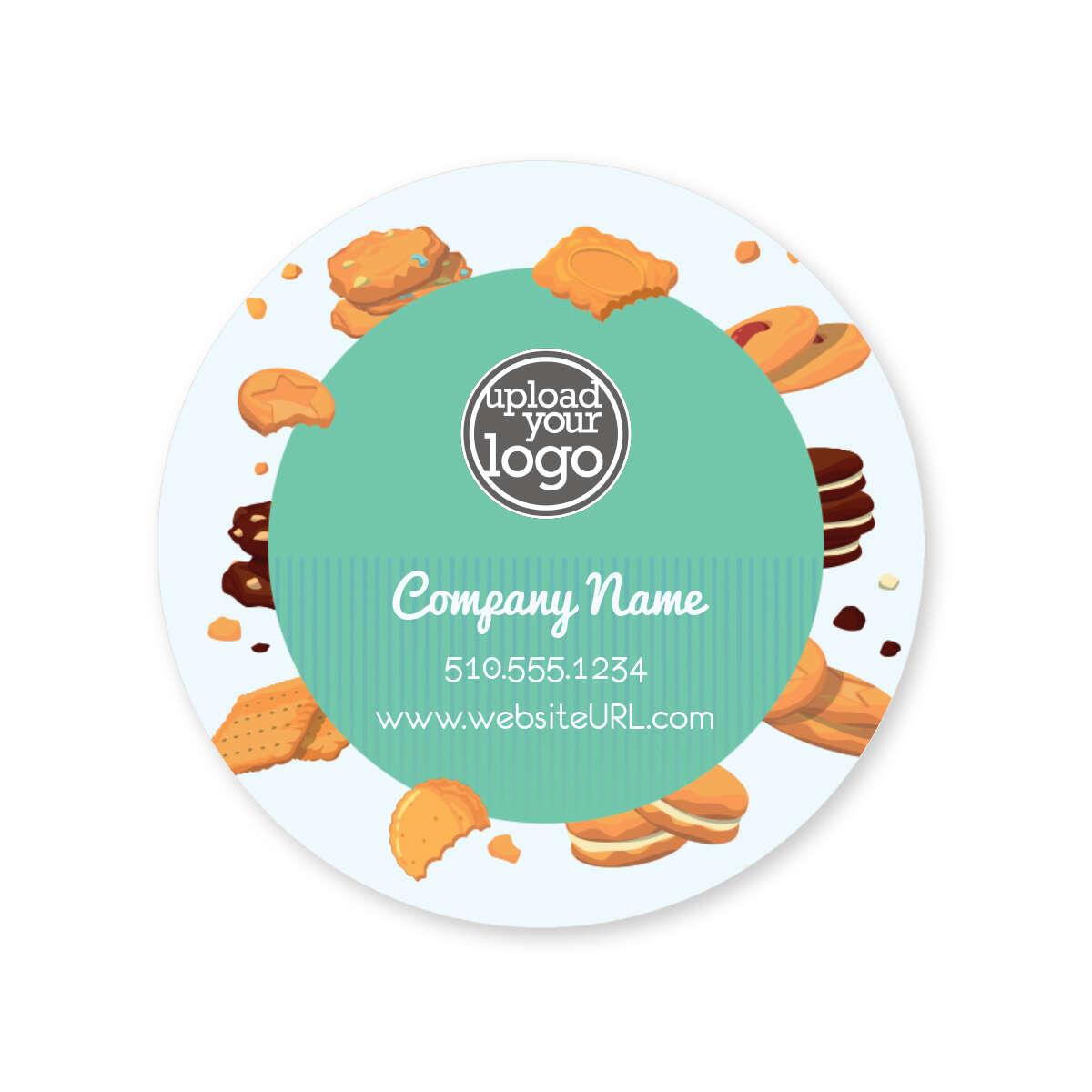 Cookies Sticker 2x2 Circle | Deluxe