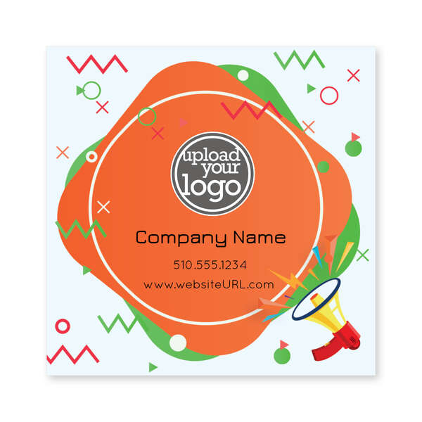 Announcement Sticker 3x3 Square | Deluxe