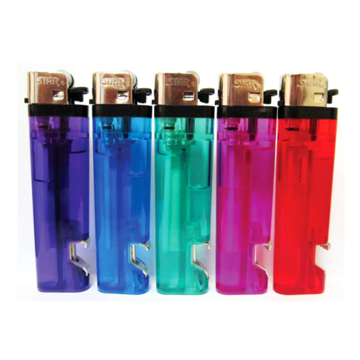 Lighter with Bottle Opener - Assorted Colors | Deluxe