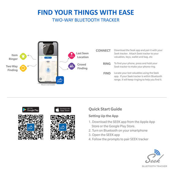 Seek Two Way Tracker | Deluxe