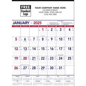 Custom Large Wall Calendars - Add your Logo | Deluxe.com