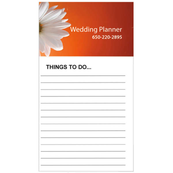 BIC® Business Card Magnet with 50 Sheet Notepad | Deluxe